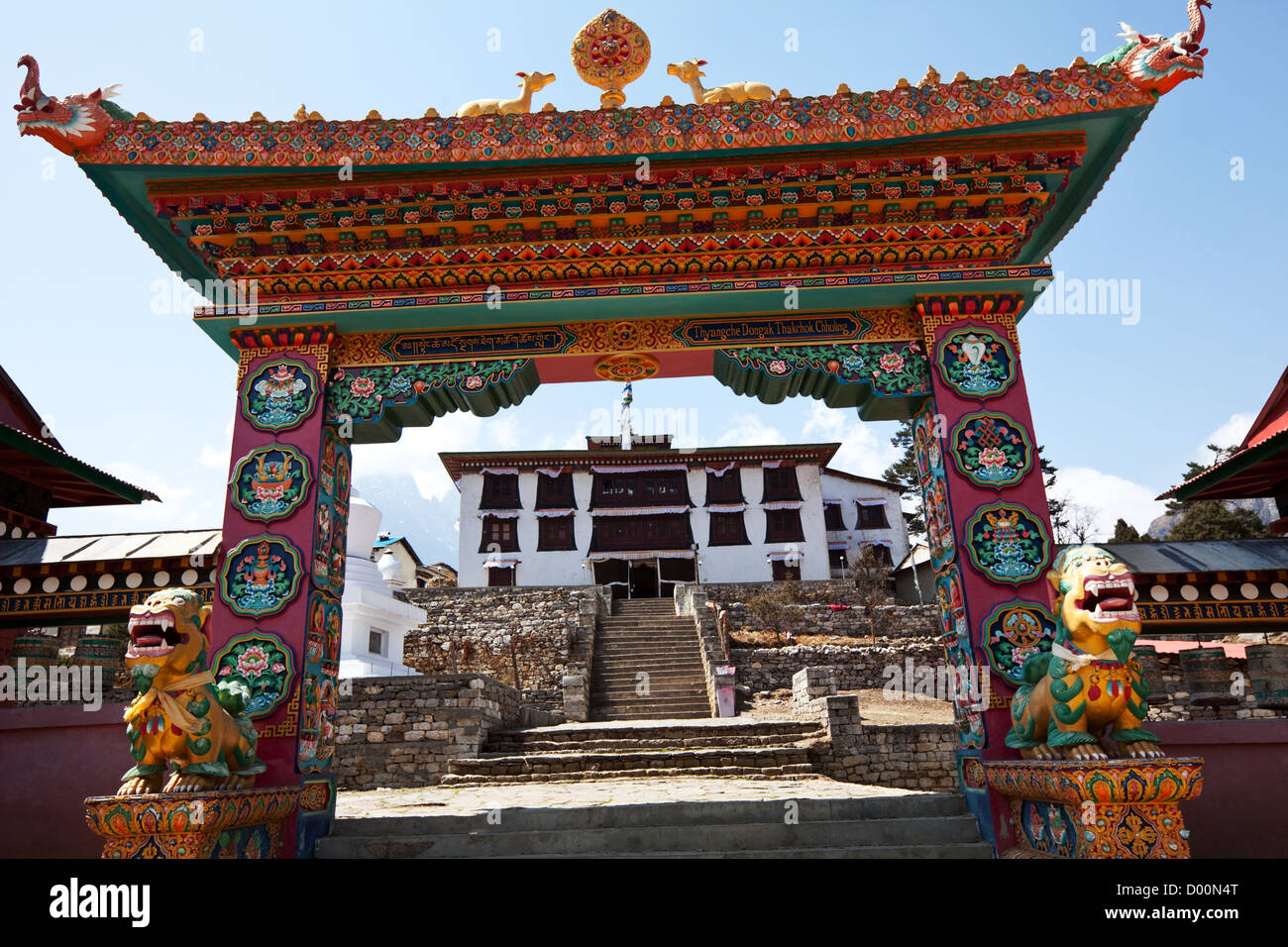 Tengboche monastery thyangboche in nepal hi-res stock photography and ...