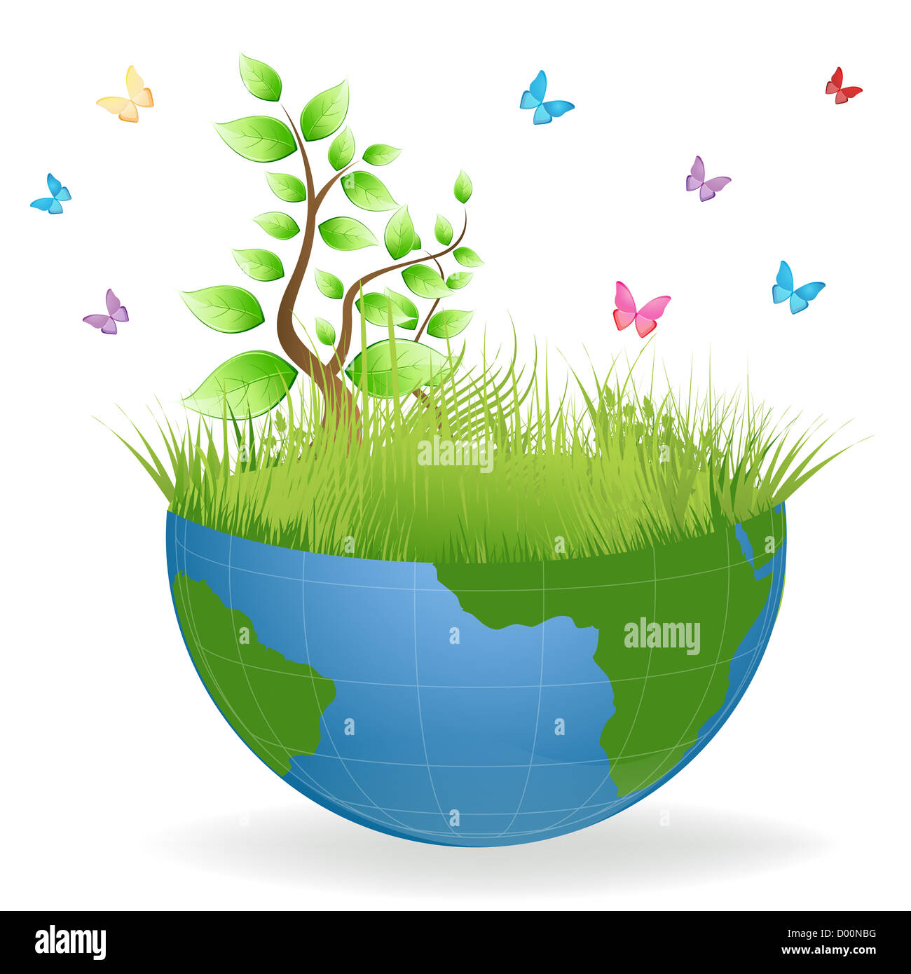 Beautiful nature illustration hi-res stock photography and images - Alamy