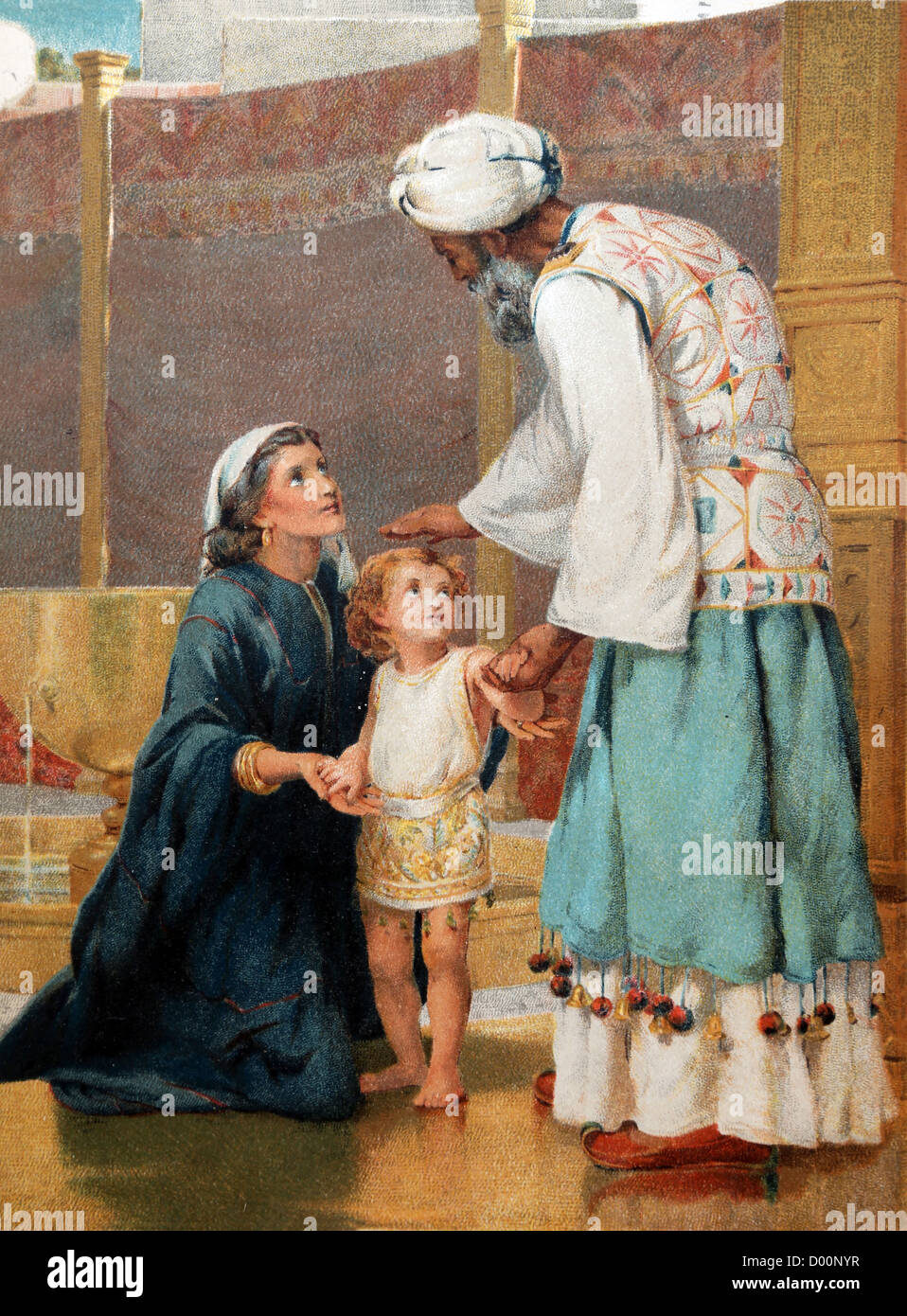 Illustration Of The Dedication Of Samuel Printed By Alf Cooke From The ...