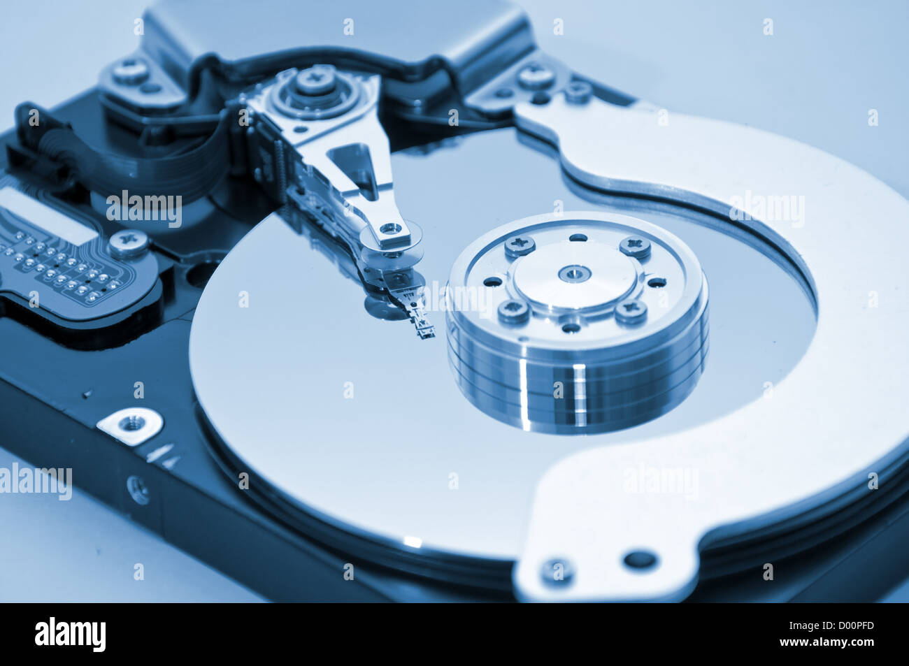 Close up image of SATA computer hard disk device Stock Photo - Alamy