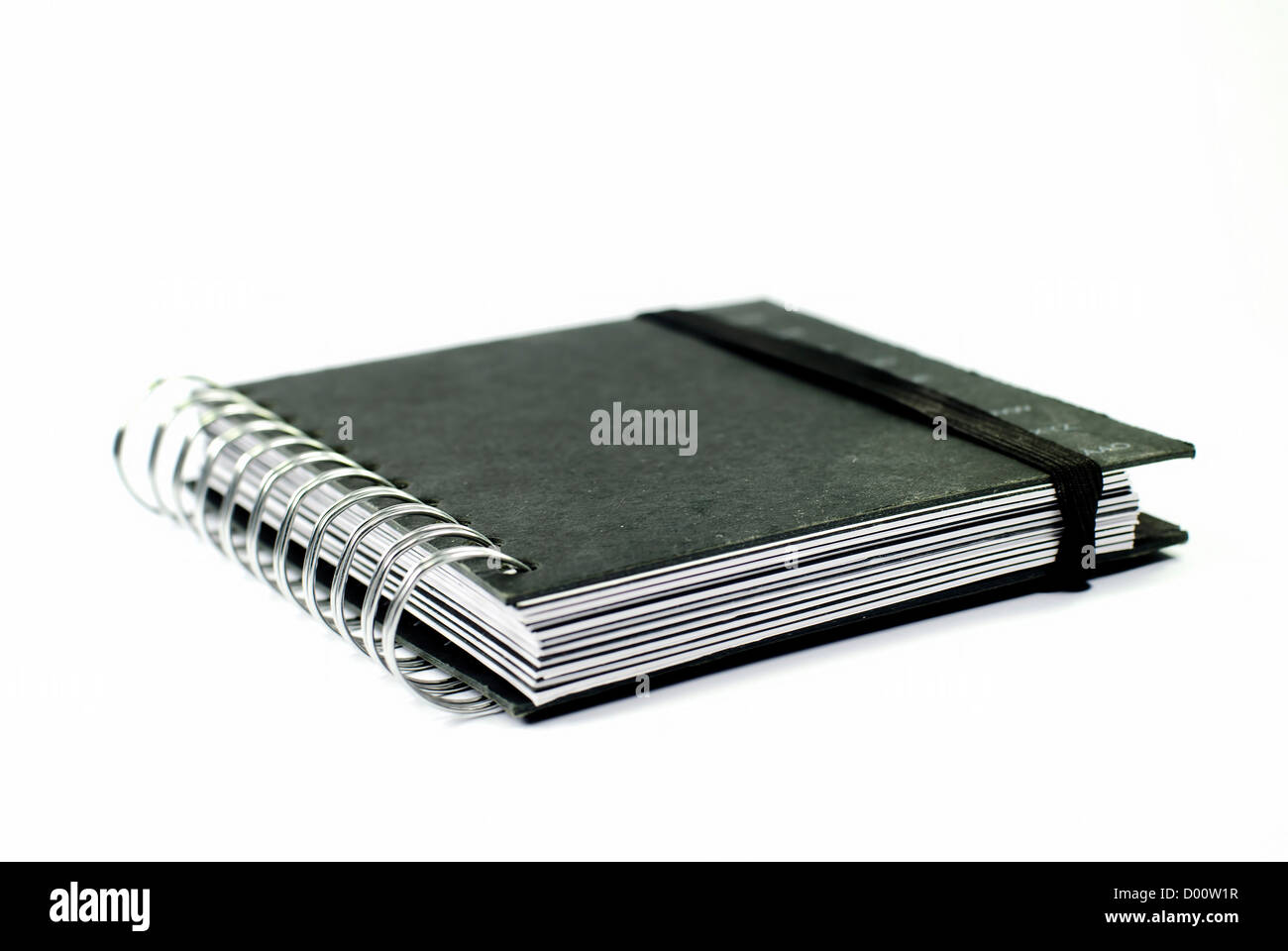spiral notebook on white background Stock Photo - Alamy