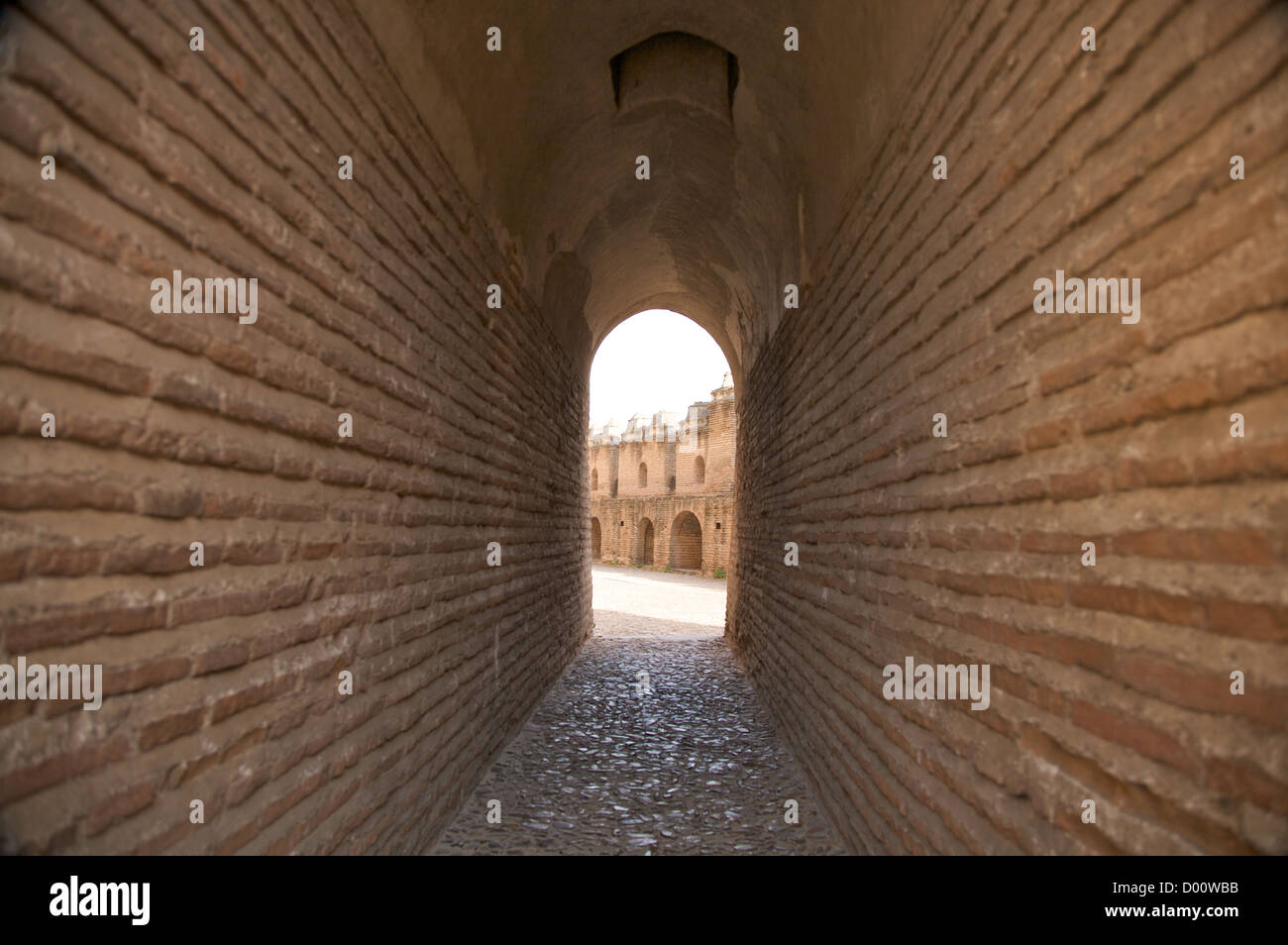 public free access big castle at coca city in spain Stock Photo - Alamy