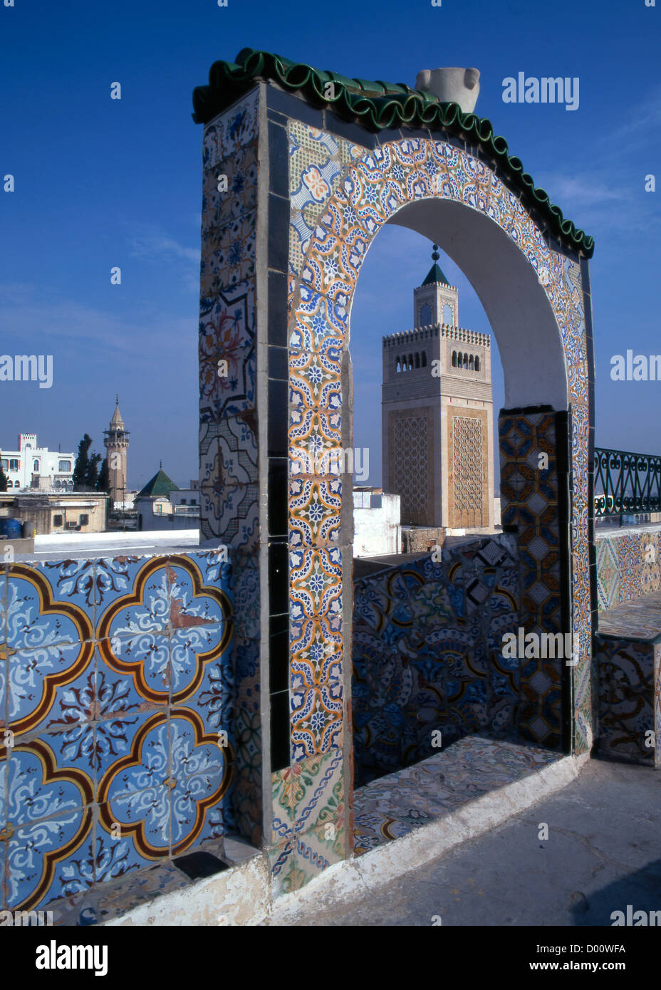 Tunisia, Tunis, Medina, Great Mosque Stock Photo - Alamy