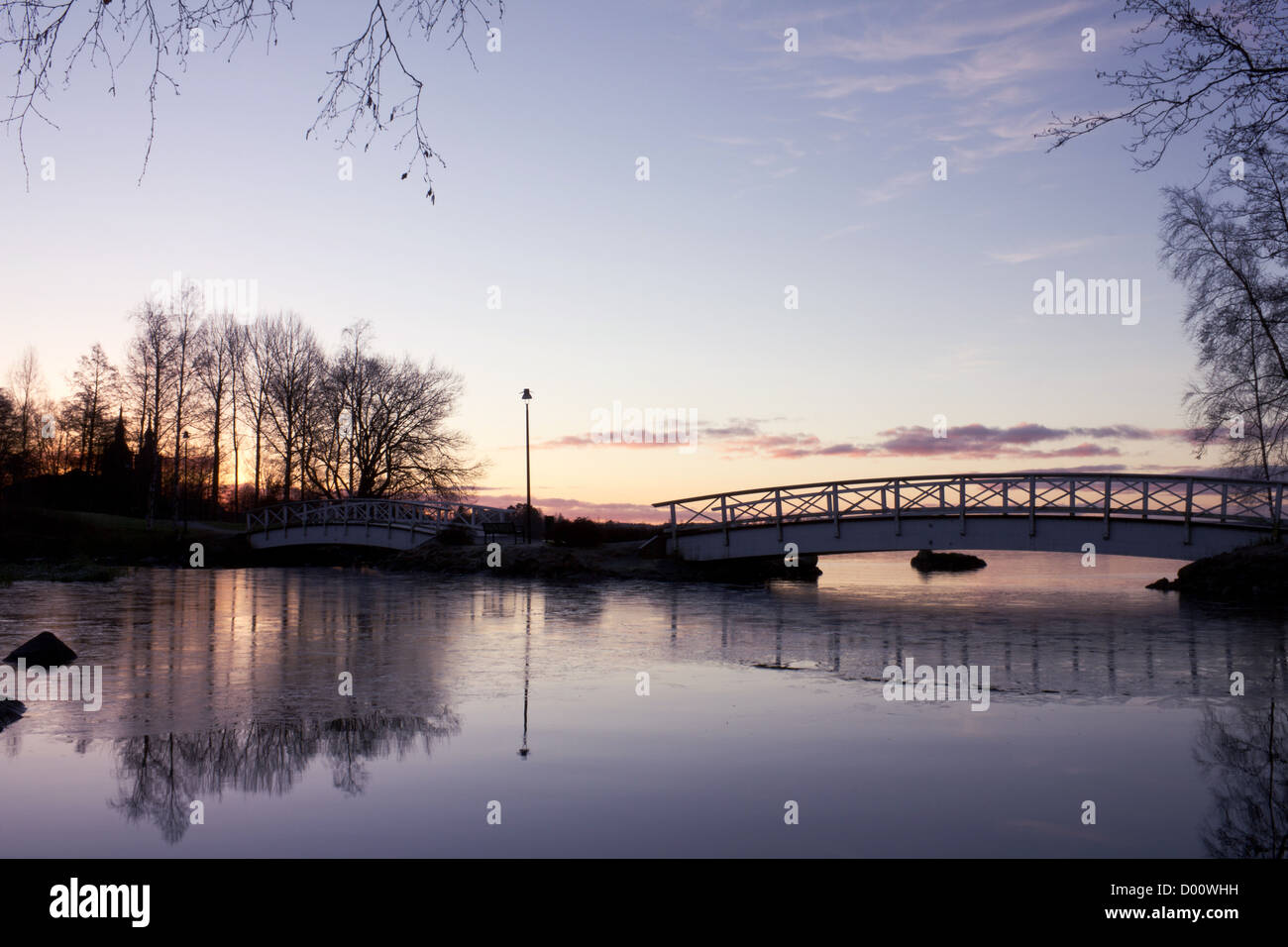 Bridges in the park Stock Photo - Alamy