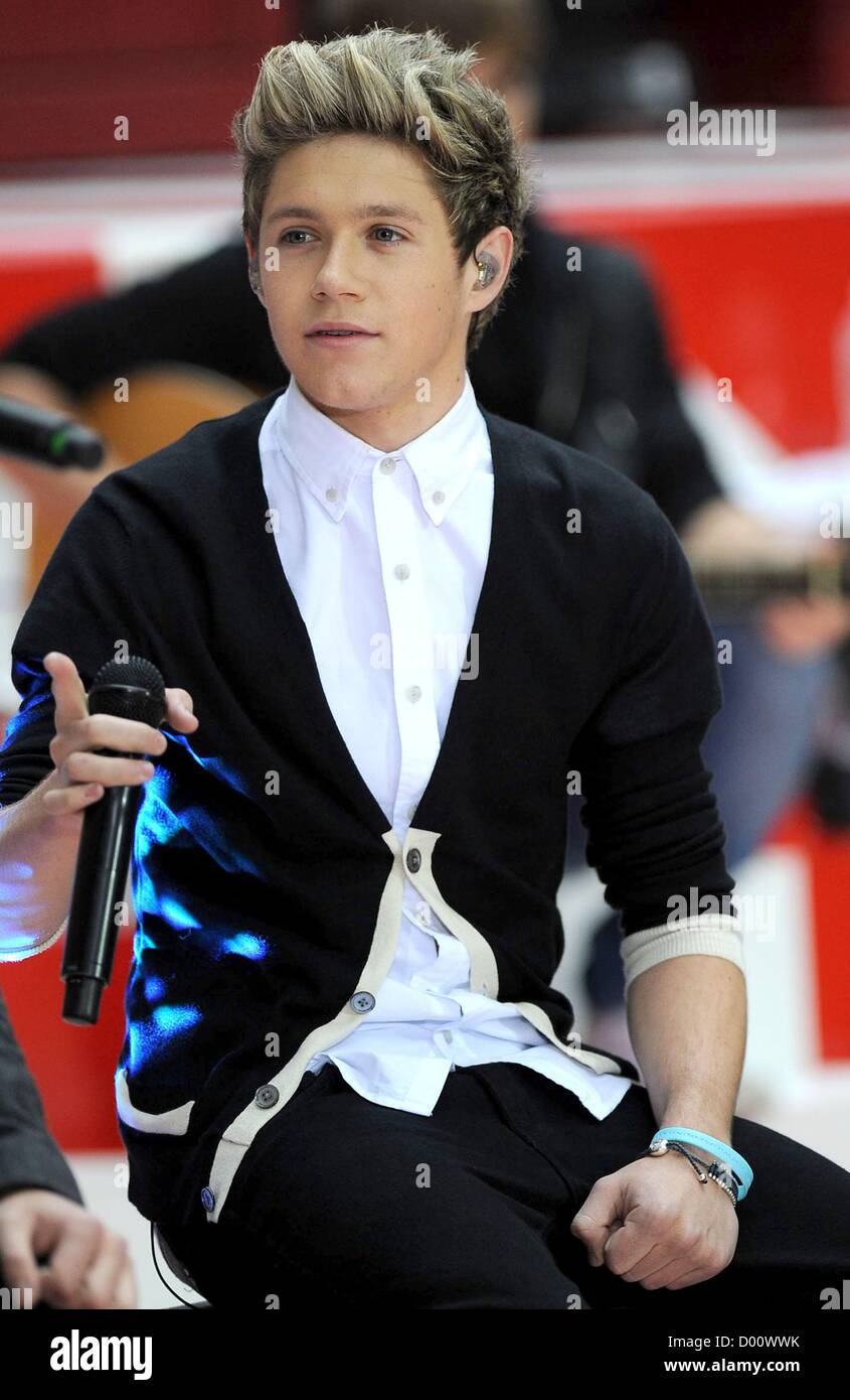New York, USA. 13th November 2012. Niall Horan on stage for NBC Today ...