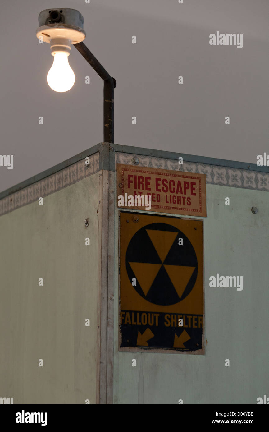 Fallout sign hi-res stock photography and images - Alamy