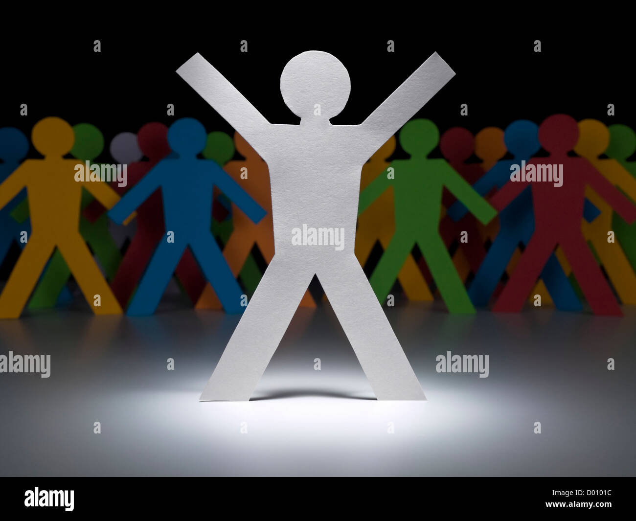 White paper stands hi-res stock photography and images - Alamy