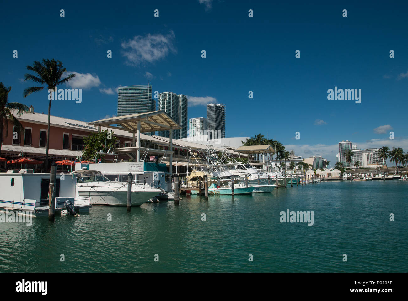Bayside Marketplace in downtown Miami, Florida, USA Stock Photo - Alamy