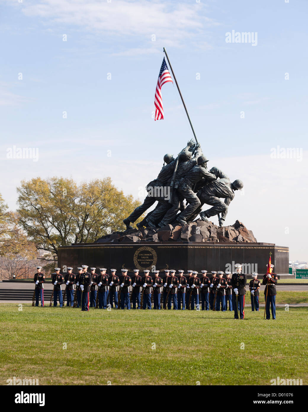 Veterans Day celebrations at the Marine Corps Memorial - Washington, DC ...