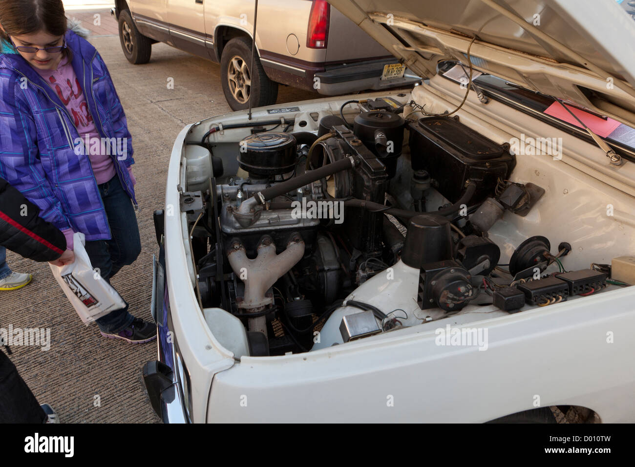 Trabant two-stroke engine East German car Stock Photo - Alamy