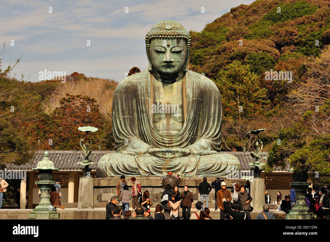 The great bronze Buddha of Kamakura, Japan Stock Photo - Alamy