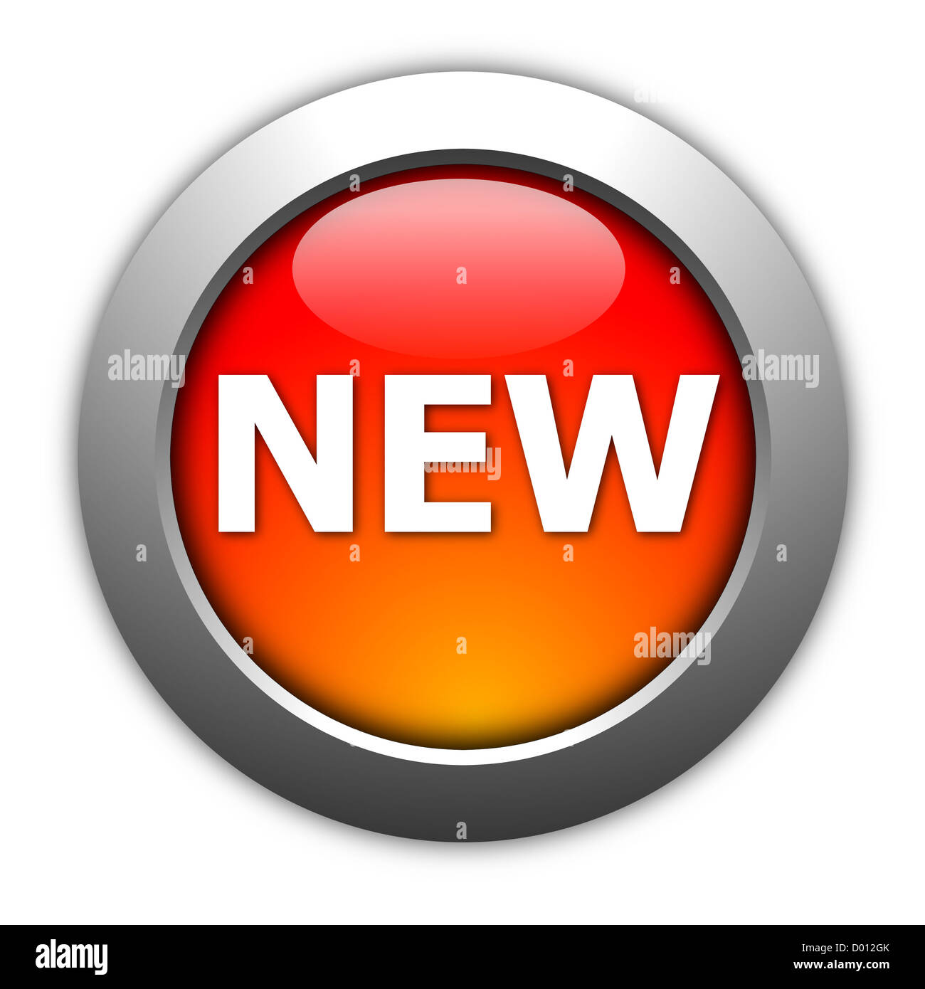 new internet button illustration on white background Stock Photo - Alamy