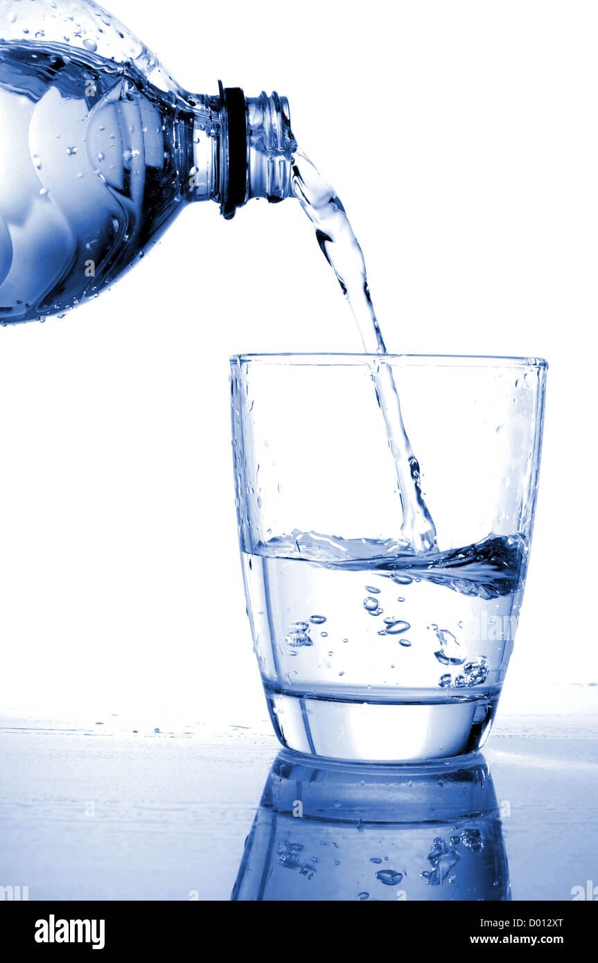 cool water drink isolated on white background Stock Photo - Alamy