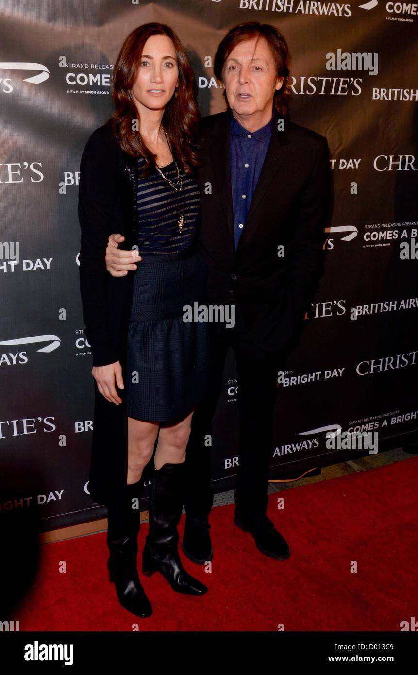 Nancy Shevell, Paul McCartney at arrivals for COMES A BRIGHT DAY ...