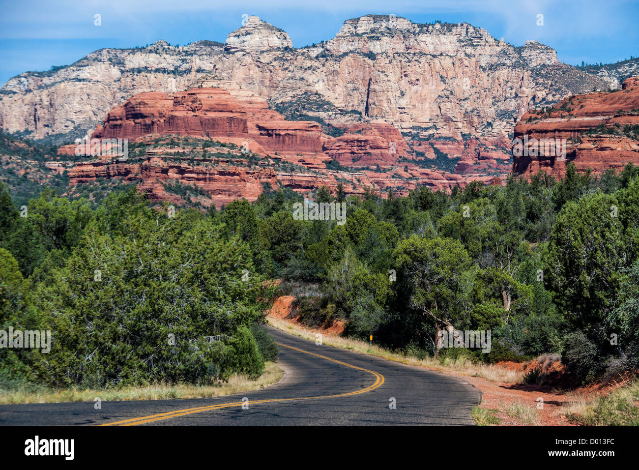Red Sandstone hills around Sedona, Arizona, are a unique geological ...