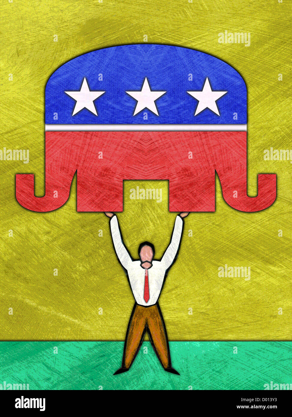 Elephant symbol republican party hi-res stock photography and images ...
