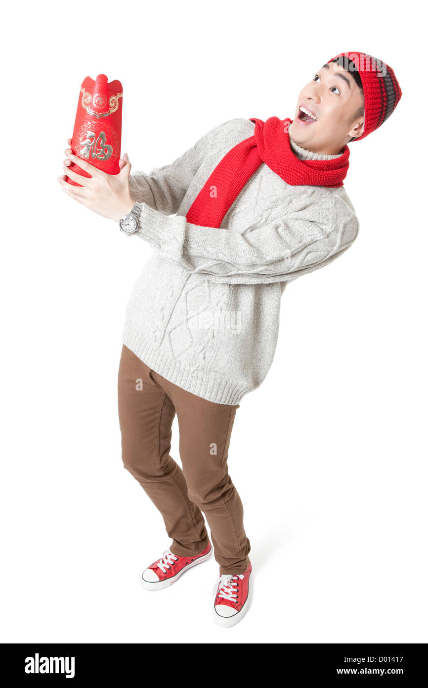 Funny young man playing Cut Out Stock Images & Pictures - Alamy