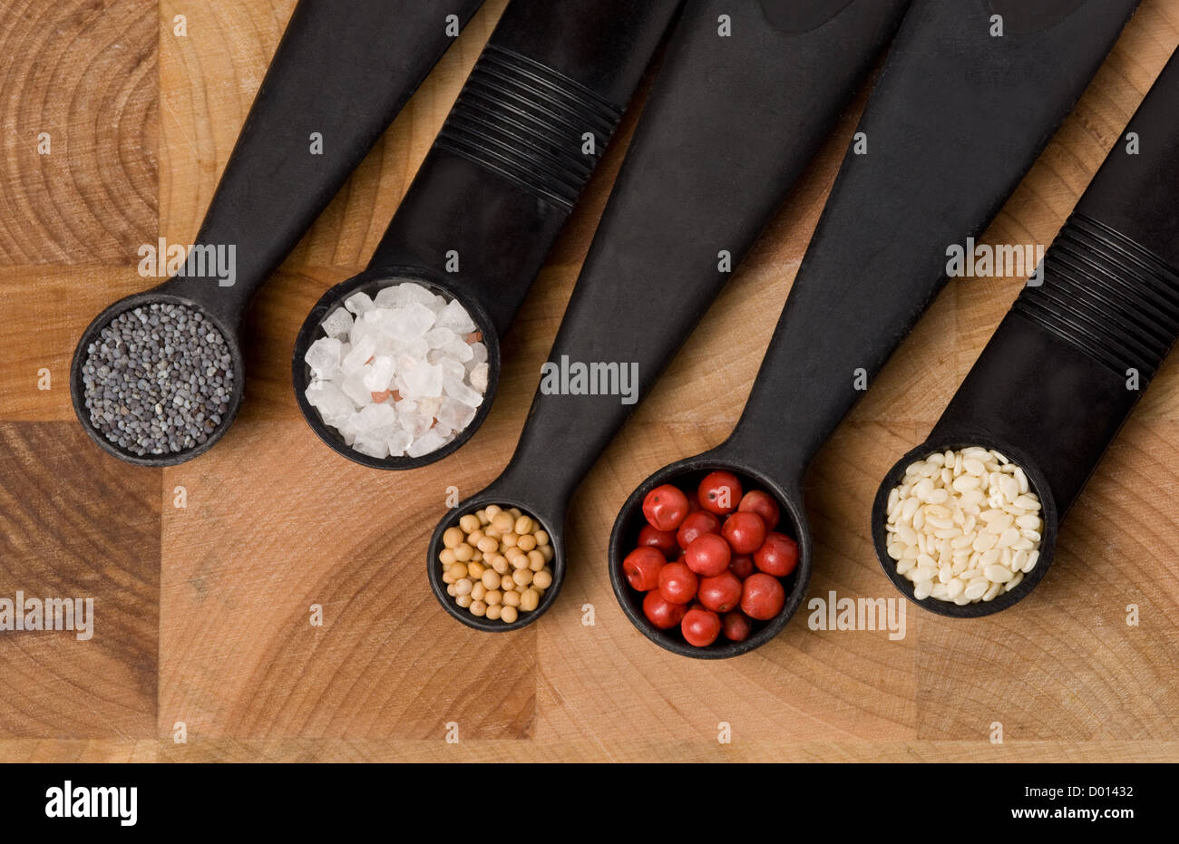 5 spoons hi-res stock photography and images - Alamy