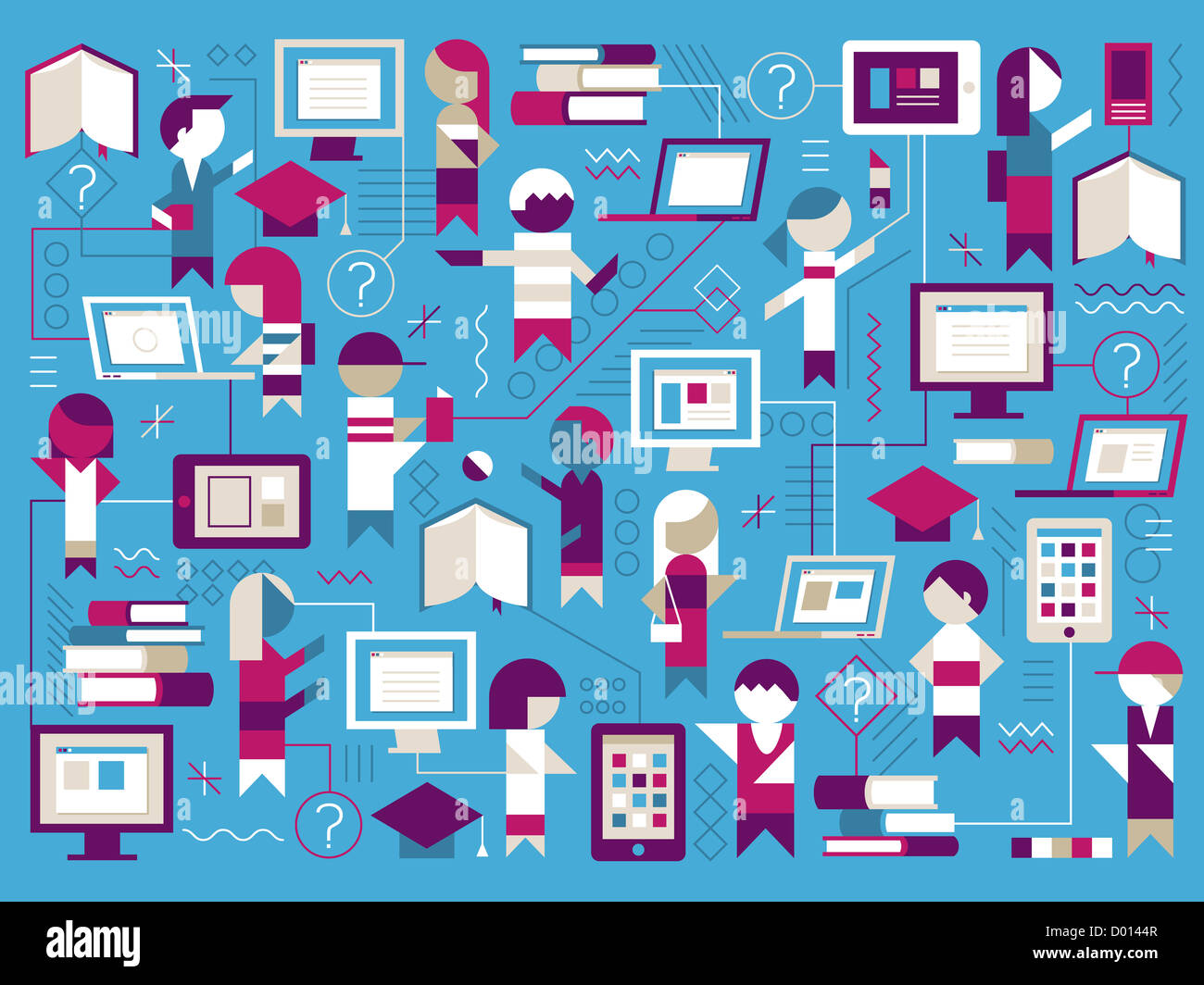 Technology collage hi-res stock photography and images - Alamy