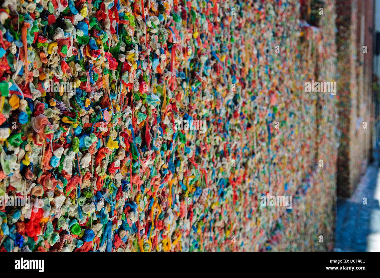 Famous Bubble Gum Wall in Seattle Washington Stock Photo - Alamy