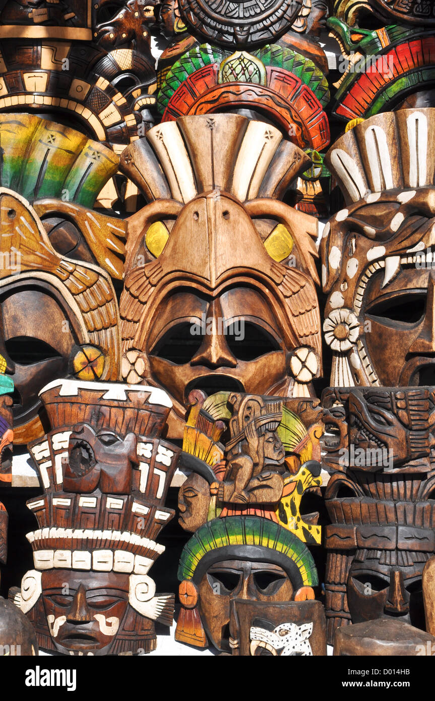 Mayan wood craft hi-res stock photography and images - Alamy