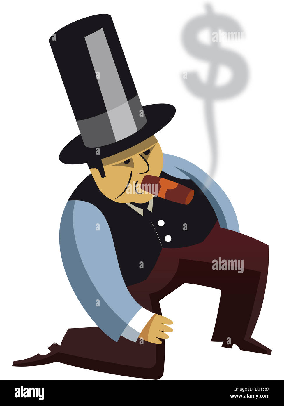 Monopoly Man Smoking
