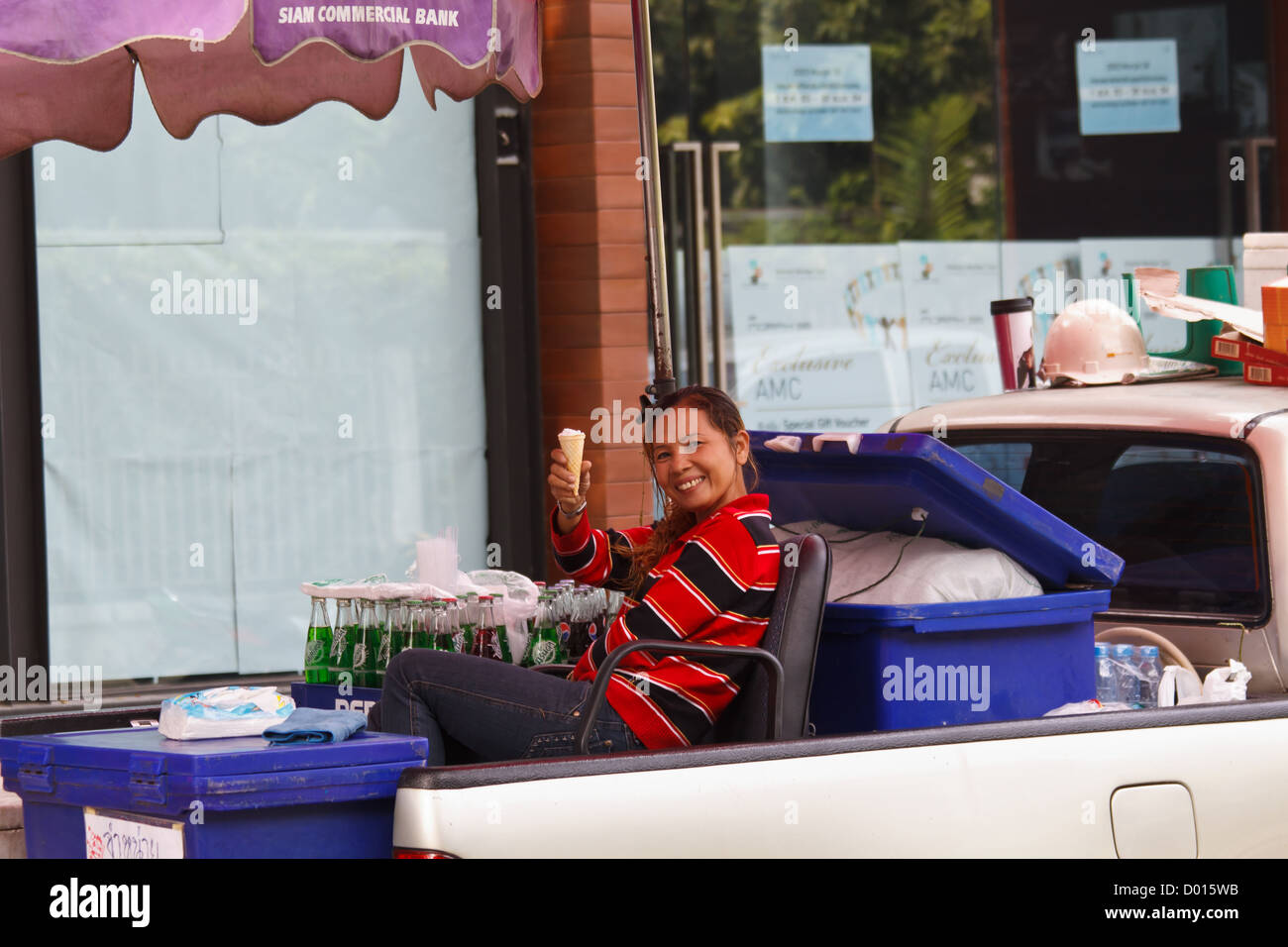 Typical Everyday Life on the Streets of Bangkok, Thailand Stock Photo ...
