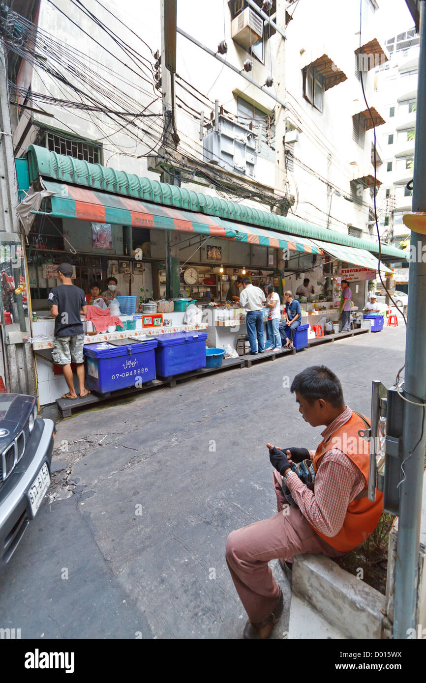 Typical Everyday Life on the Streets of Bangkok, Thailand Stock Photo ...