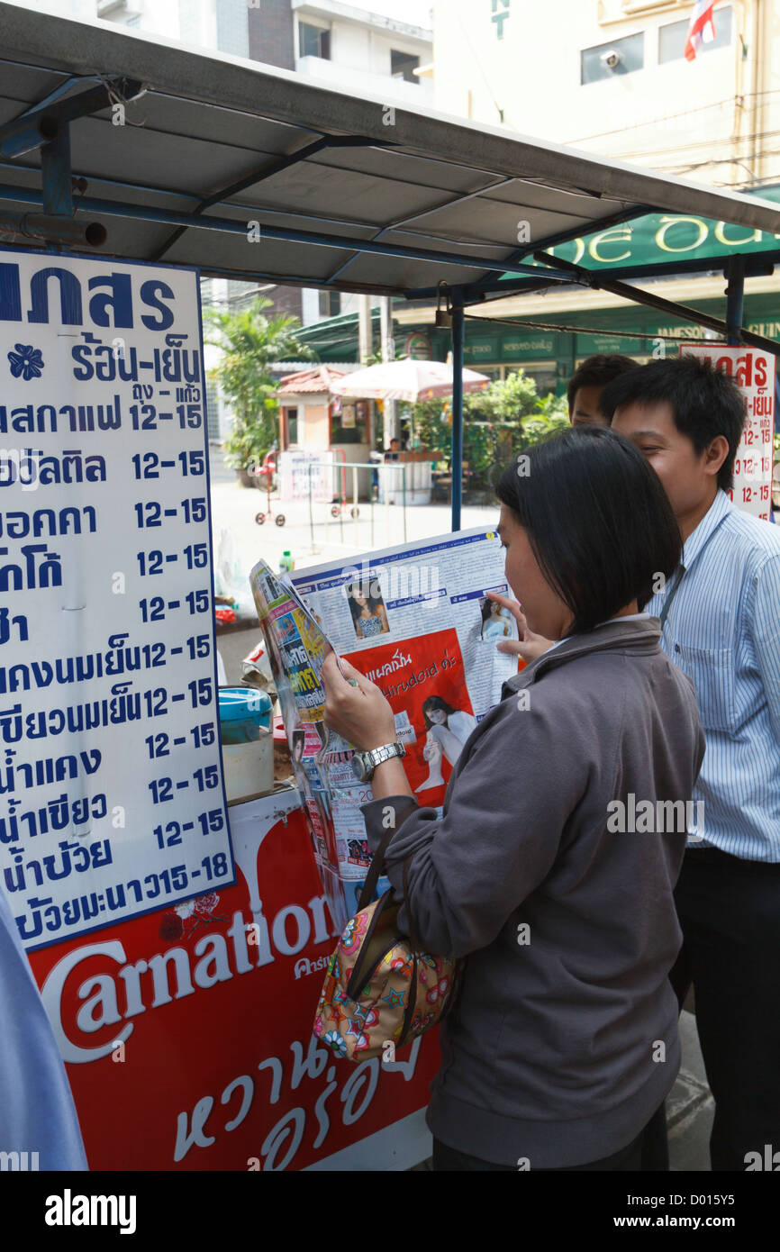 Typical Everyday Life on the Streets of Bangkok, Thailand Stock Photo ...