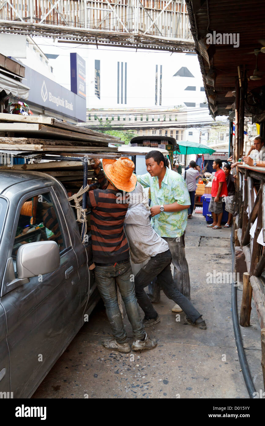 Typical Everyday Life on the Streets of Bangkok, Thailand Stock Photo ...