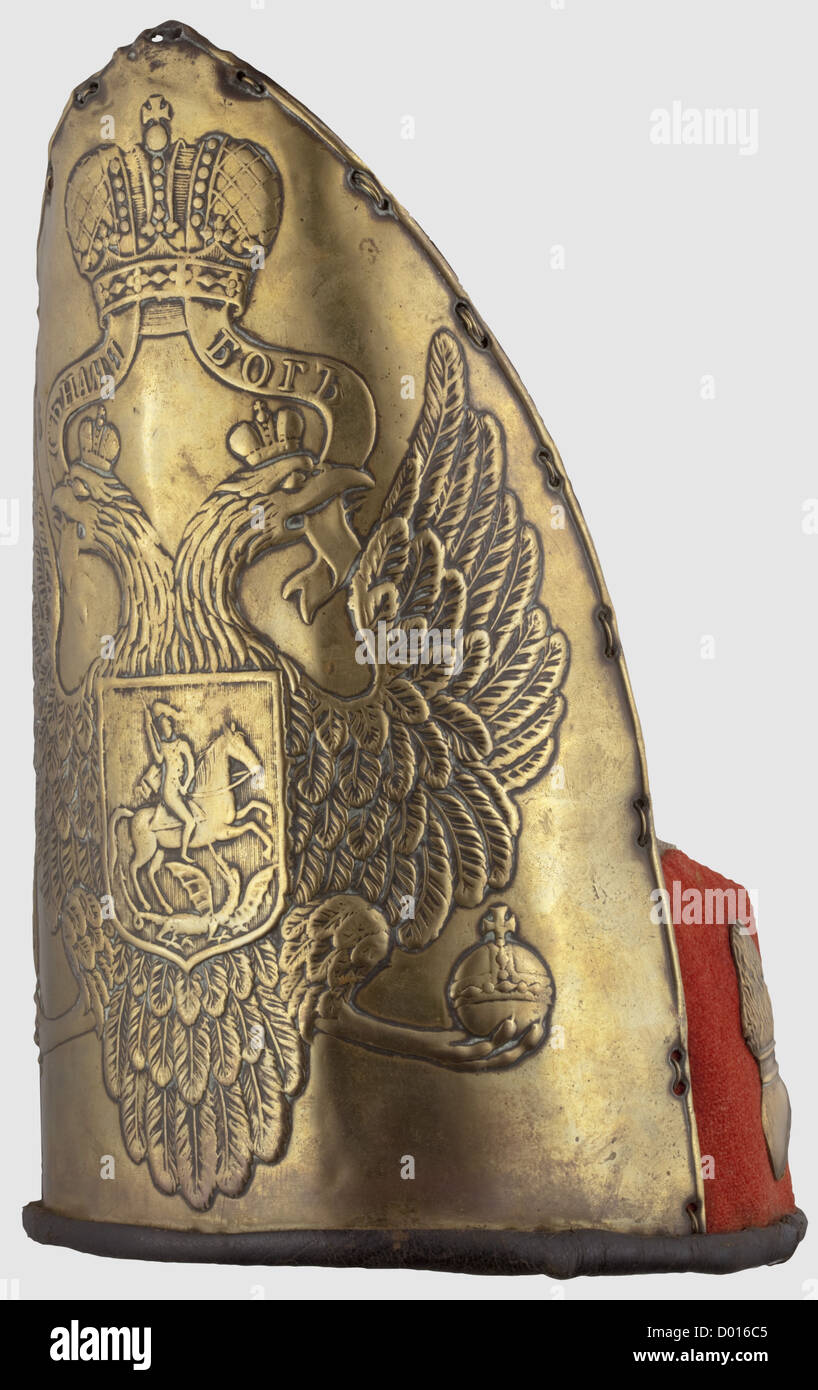 A grenadier's mitre,presumably for the Pavlovski Grenadier Regiment ...