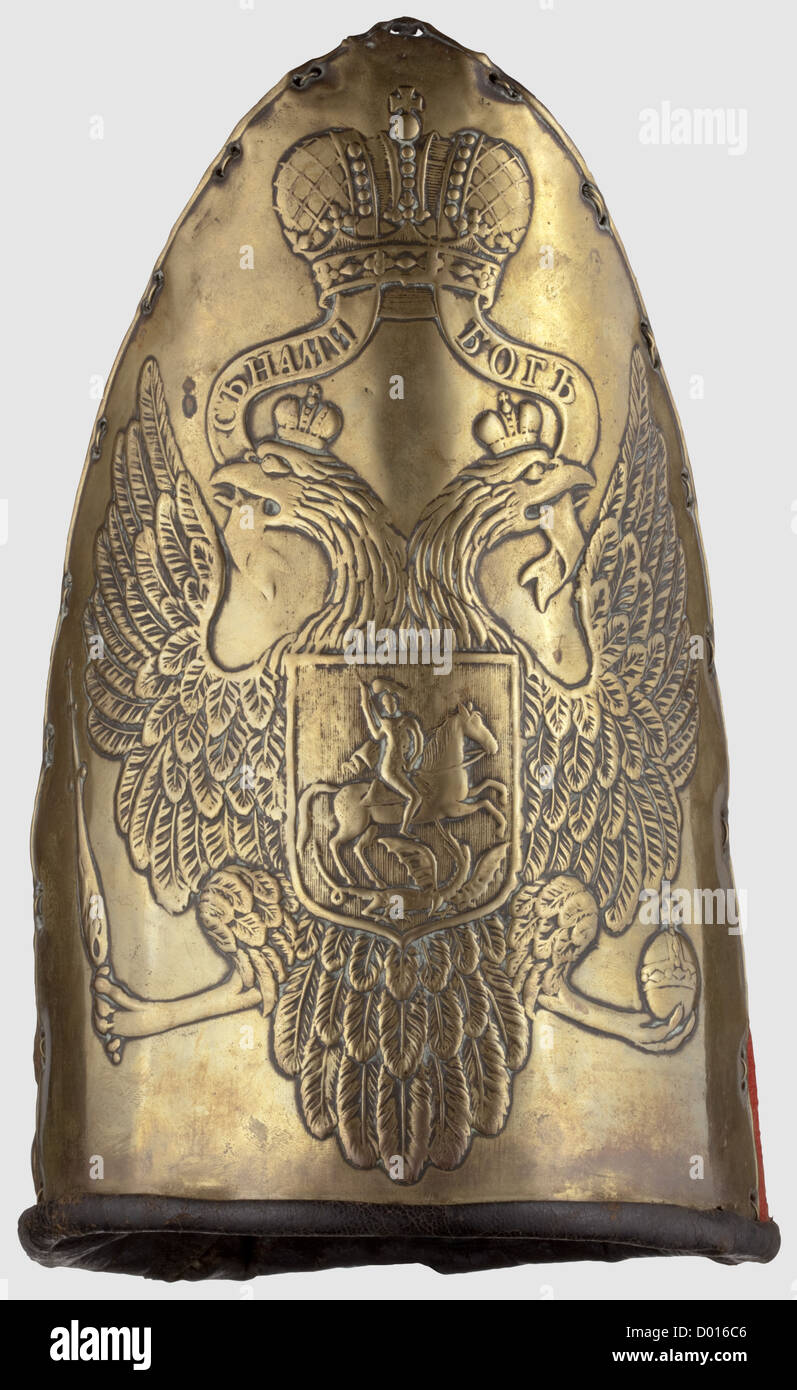 A grenadier's mitre,presumably for the Pavlovski Grenadier Regiment ...