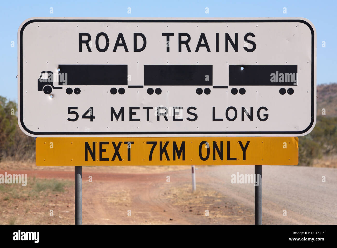 Road sign at the start of the Gibb River Road. Kimberley's, Western ...