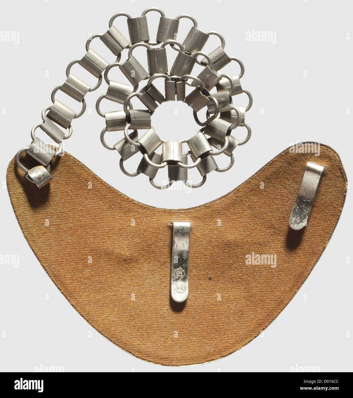 Complete with chain a very rare gorget hi-res stock photography and ...