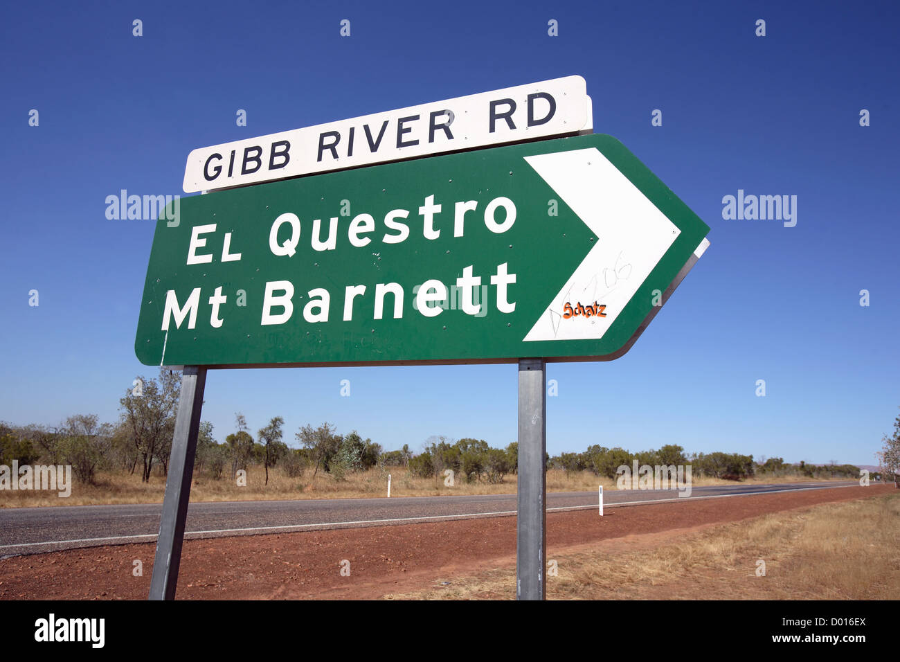 Gibb river road sign hi-res stock photography and images - Alamy
