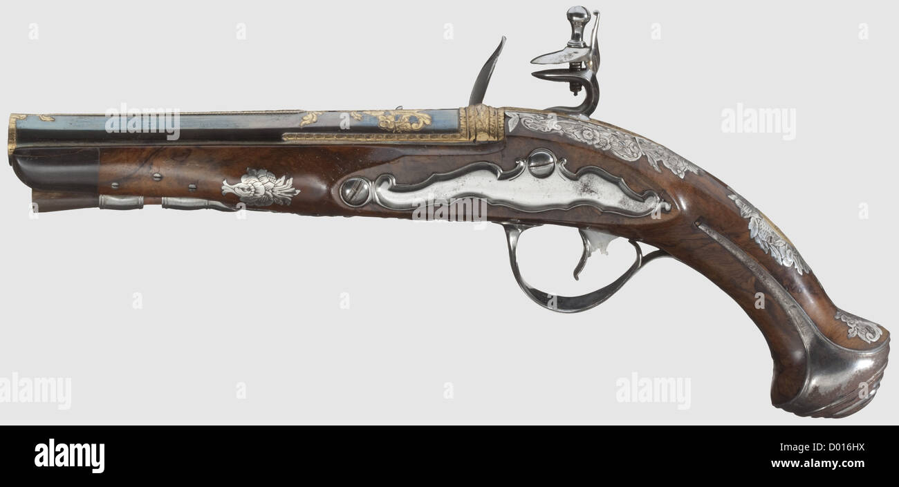 Rib and tang is gilt polished flintlocks hi-res stock photography and ...