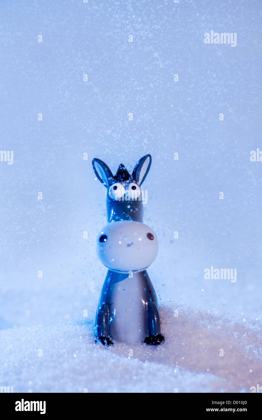 Donkey snow hi-res stock photography and images - Alamy
