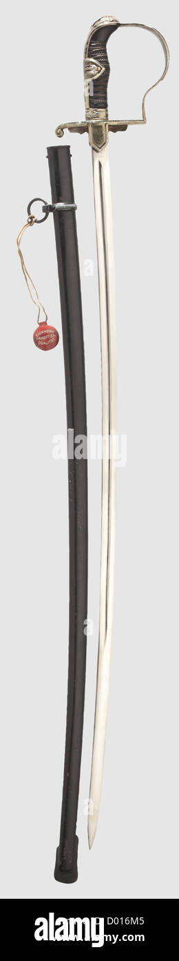 A "Prinz Eugen" sabre for army officers with Eickhorn tag,Model number ...