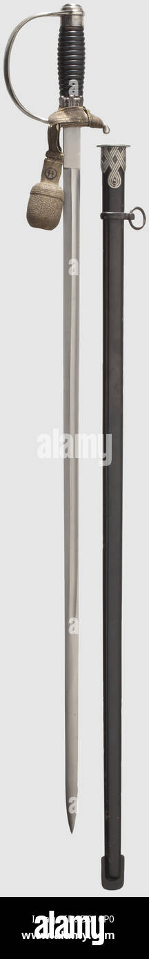 An SS NCO sword with portepee,Maker Peter Daniel Krebs,Solingen Single ...