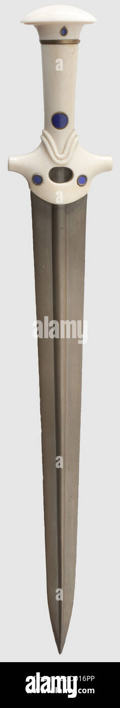 Hermann Göring - A magnificent dagger with ivory grip and bronze blade ...