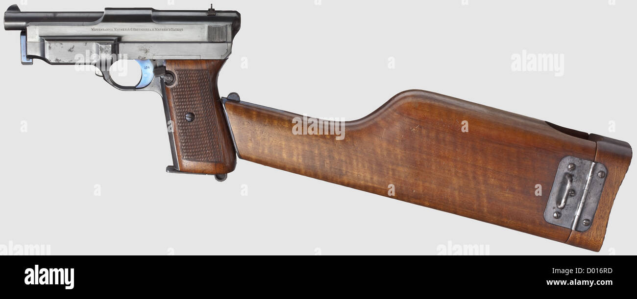 A self-loading pistol Mauser Mod. 1912/14(Armeepistole)with detachable ...