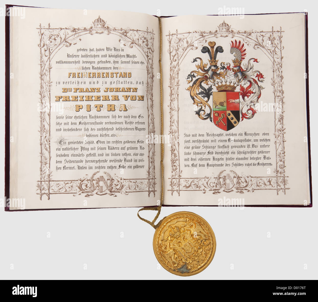 Calligraphic title page cut hi-res stock photography and images - Alamy