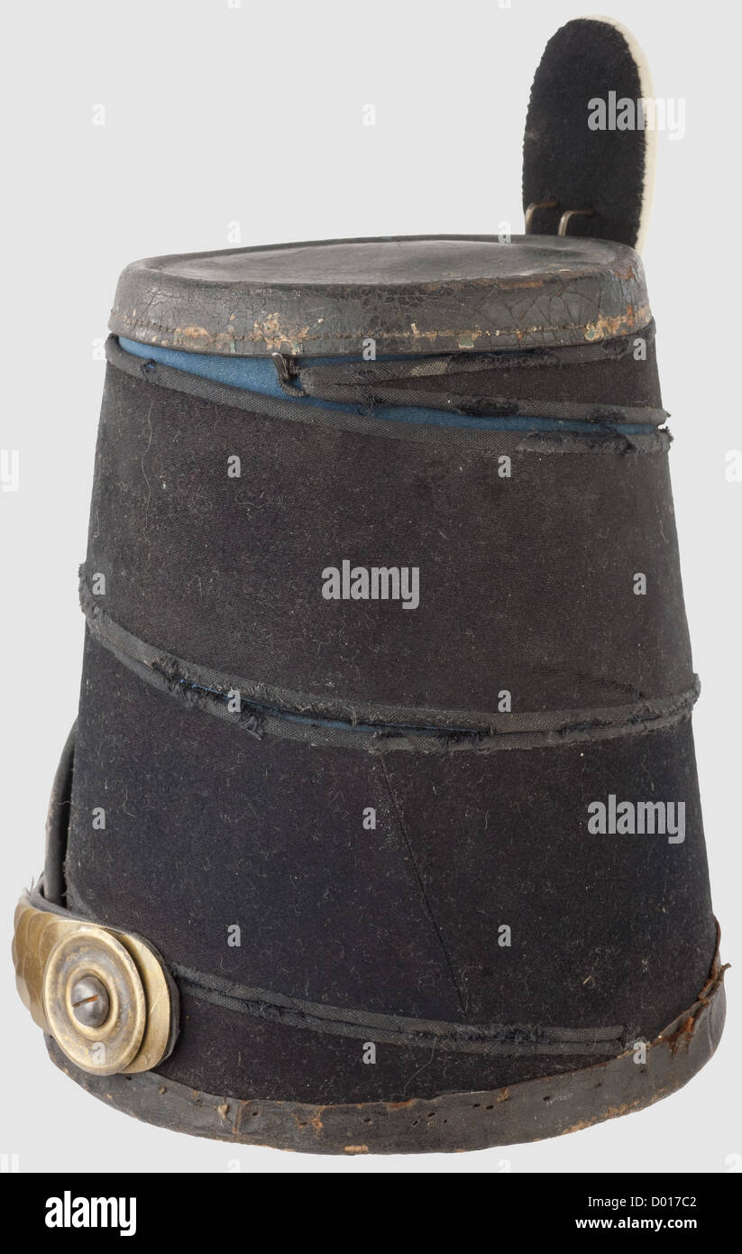 A model 1843/47 mirliton for enlisted men,of the 8th Hussar Regiment ...