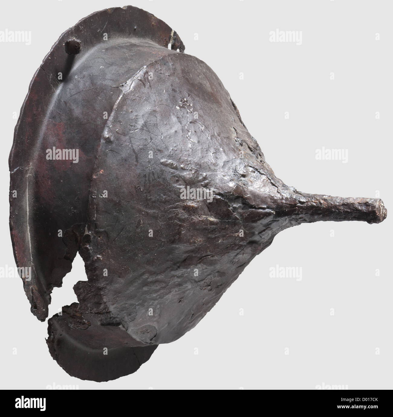 A Japanese composite armour,mid to late Edo period.Three-plate eboshi ...