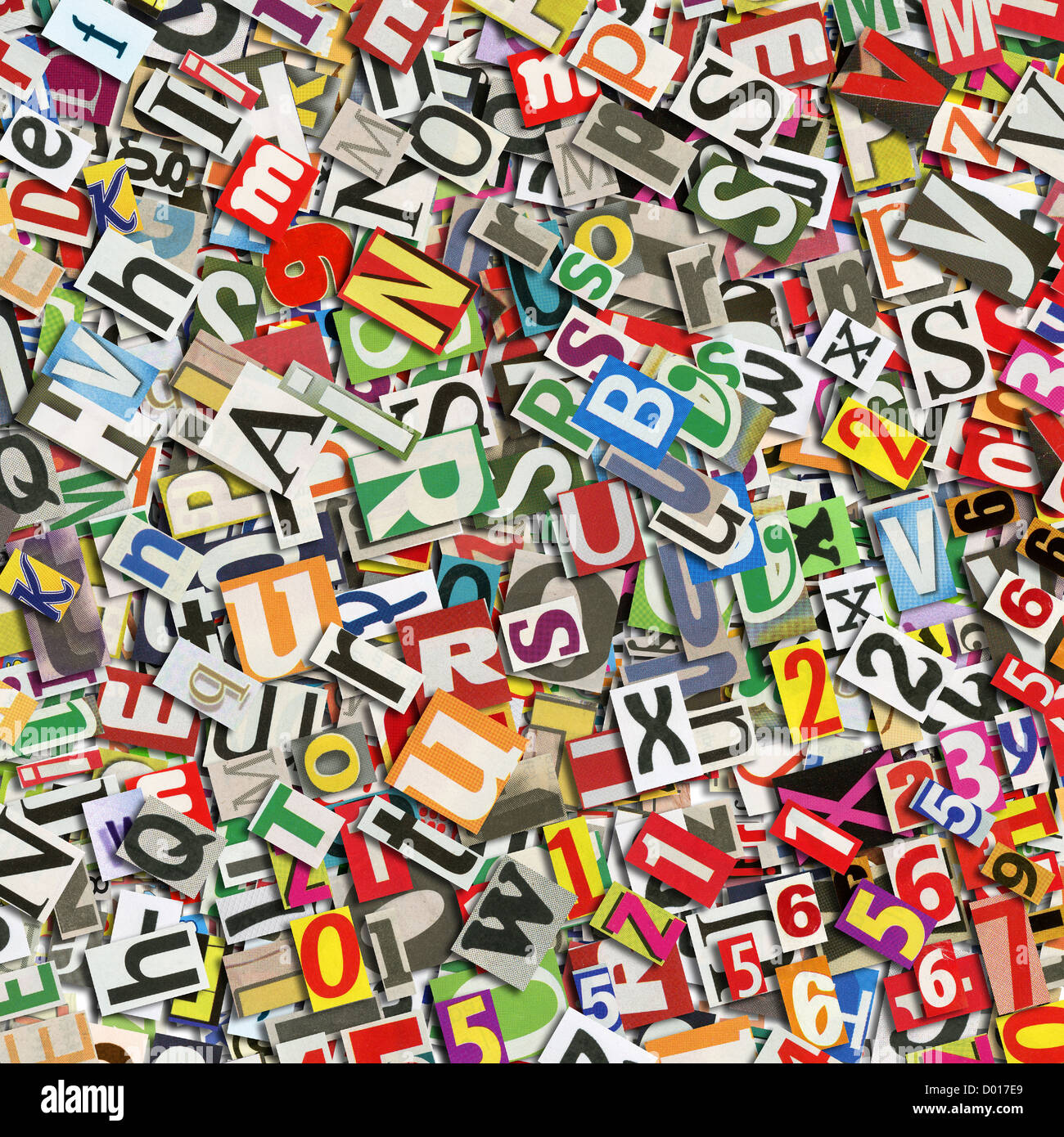 Designed background. Digital collage made of newspaper clippings Stock ...