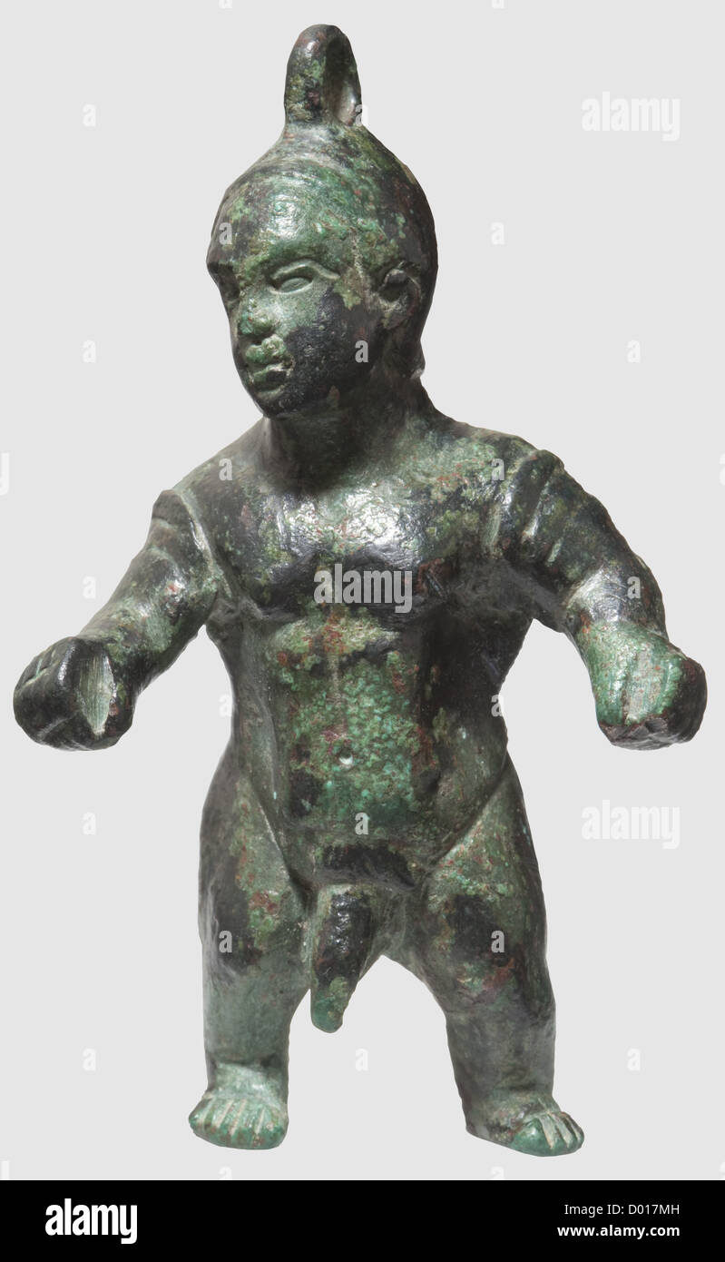 A figurative weight,of a beam balance,Roman,1st century AD. Bronze with ...