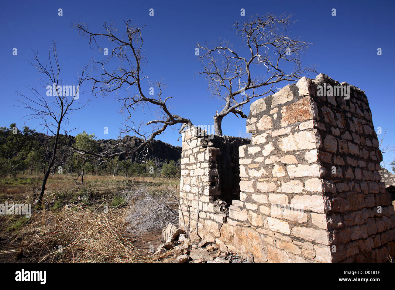 Ruins of Lillimilura Police station, where Aboriginal rebel Jandamarra ...