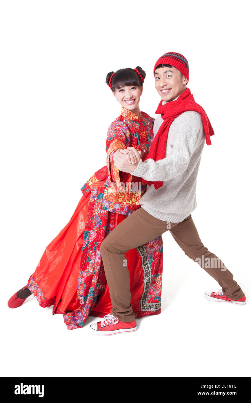 Sweet couple dancing Stock Photo - Alamy