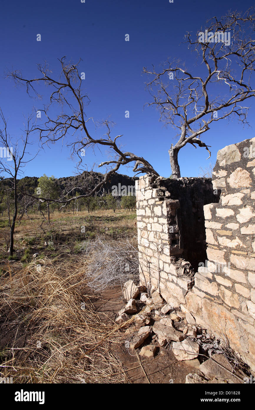 Ruins of Lillimilura Police station, where Aboriginal rebel Jandamarra ...