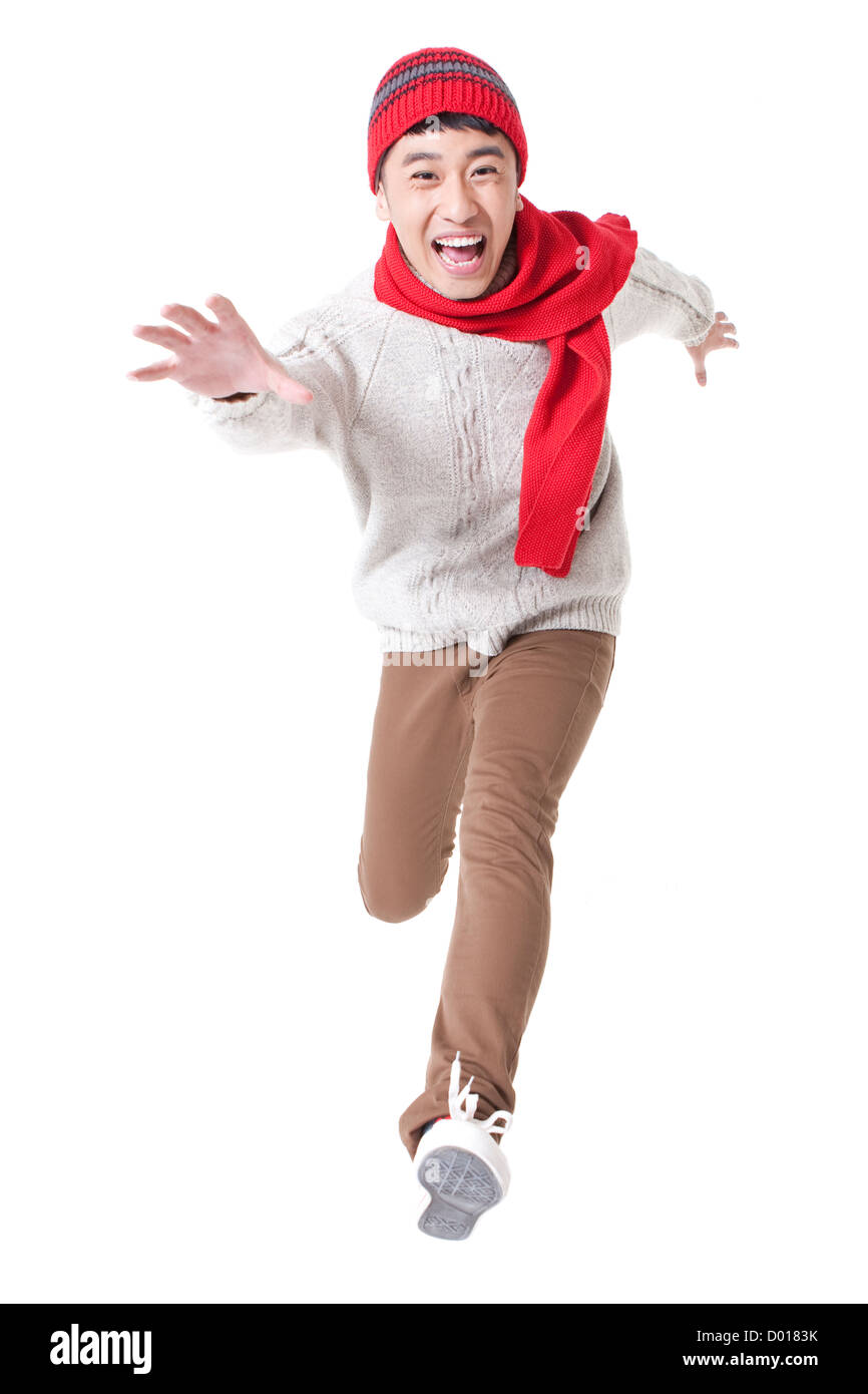 Running forward hi-res stock photography and images - Alamy